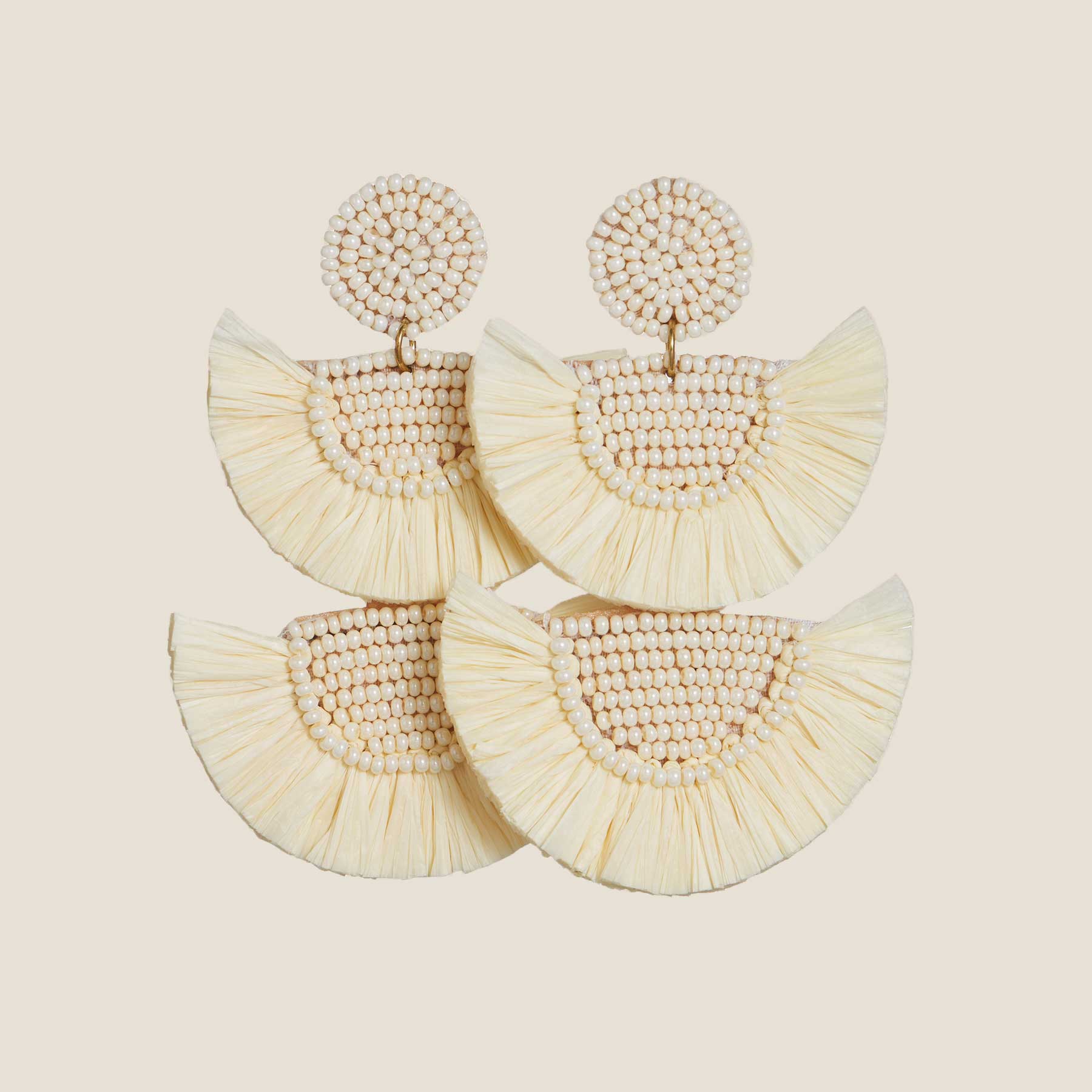 Nickel And Suede Earrings