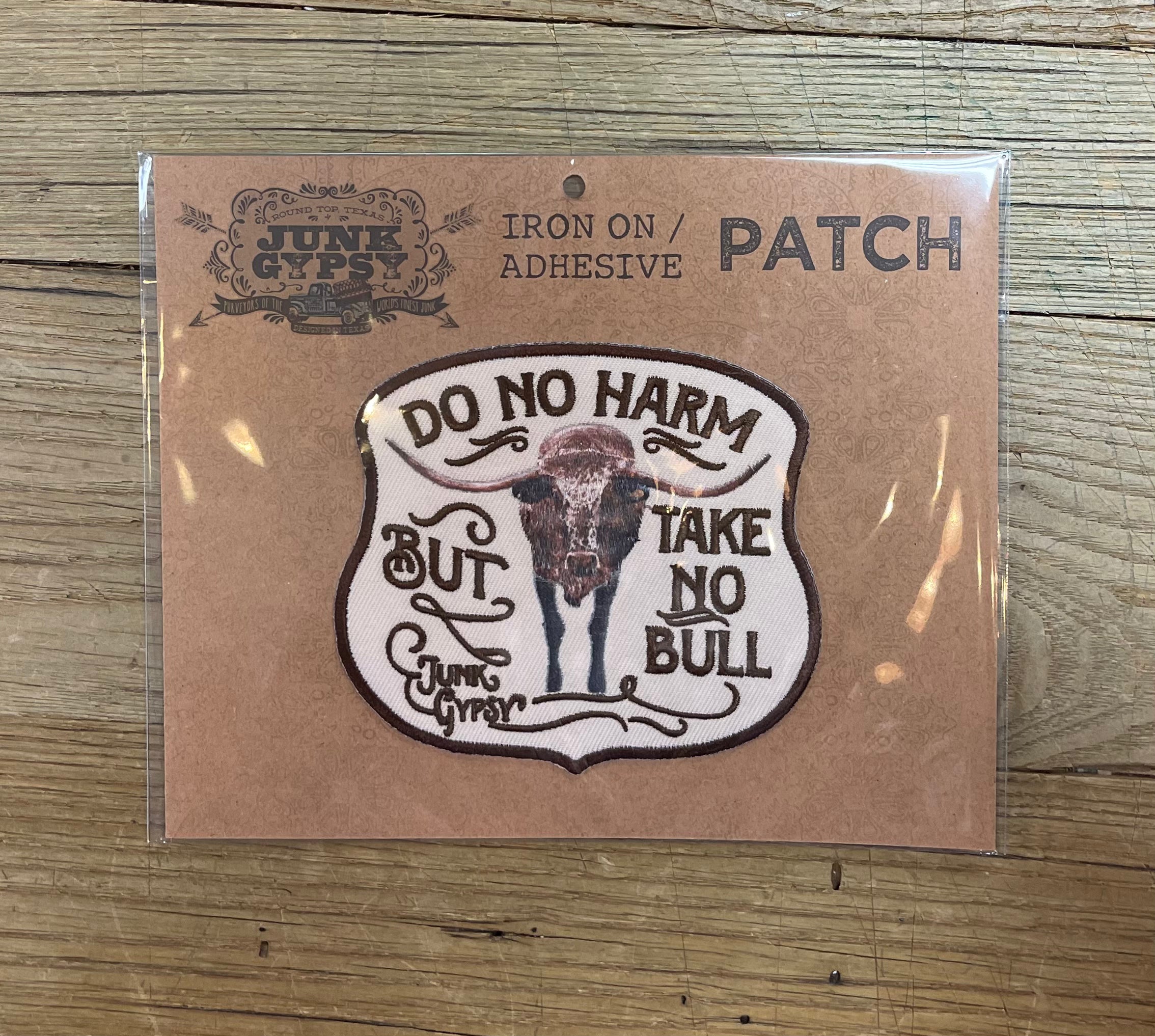 Do No Harm, Take No Bull - Iron On Patch | Barnwood Living