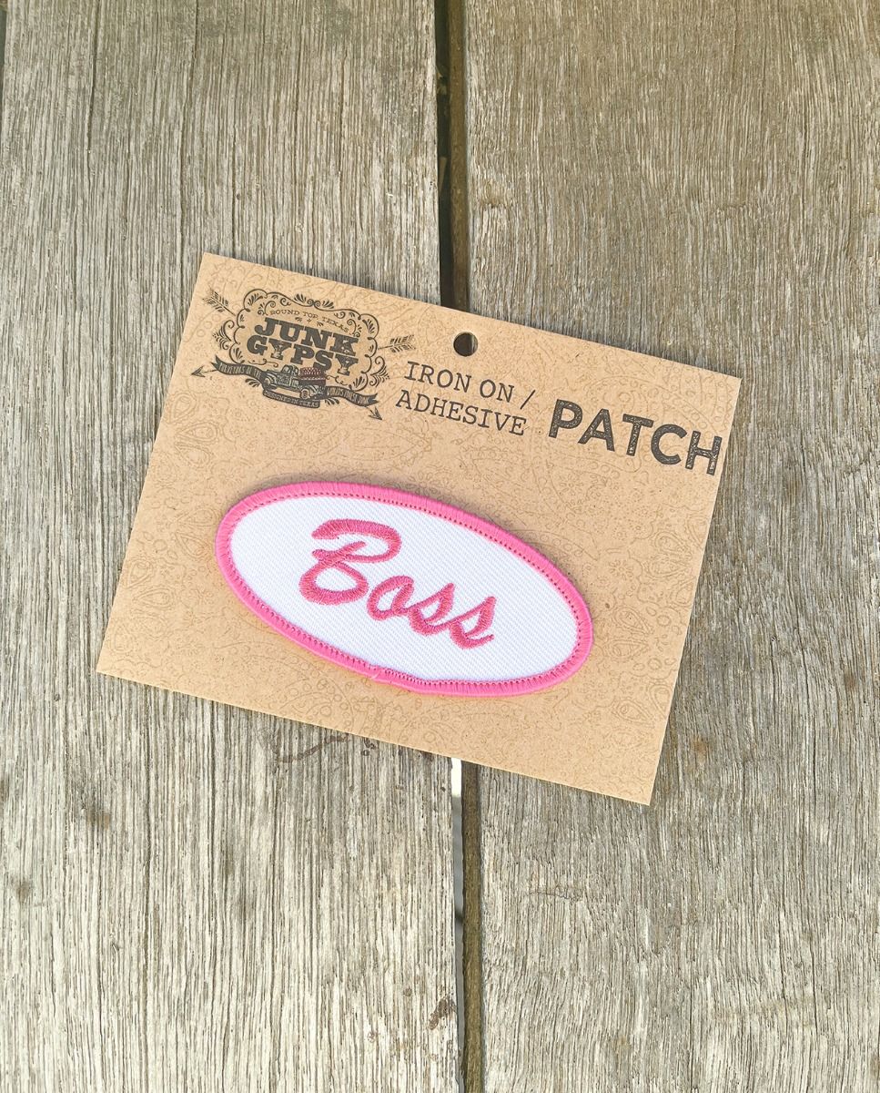 Boss - Iron On Patch | Barnwood Living