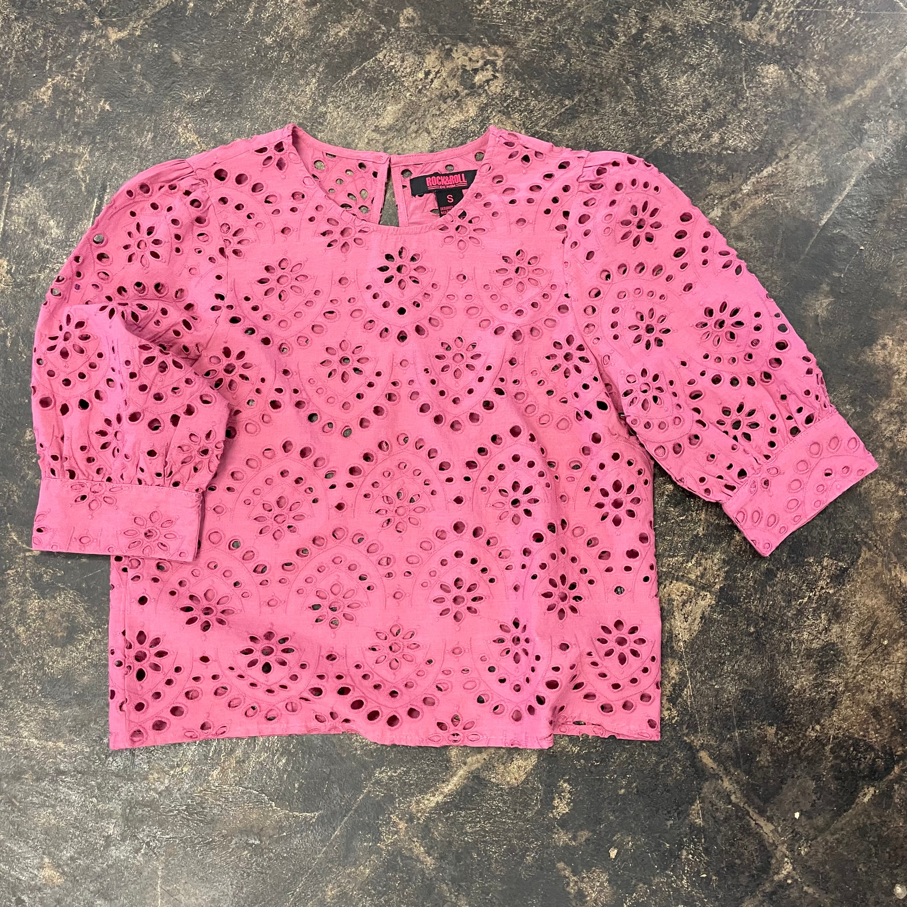 Rock & Roll Cowgirl - Dashing Damsel Blouse - Rose Mauve | Barnwood Living